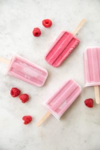 Healthy Raspberry Creamsicles | Sarah Remmer